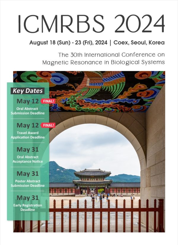 ICMRBS 2024 – The 30th International Conference on Magnetic Resonance ...